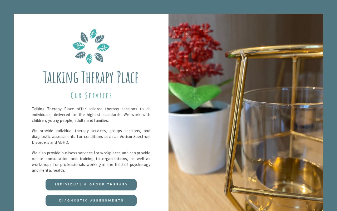 Talking Therapy Place | Services